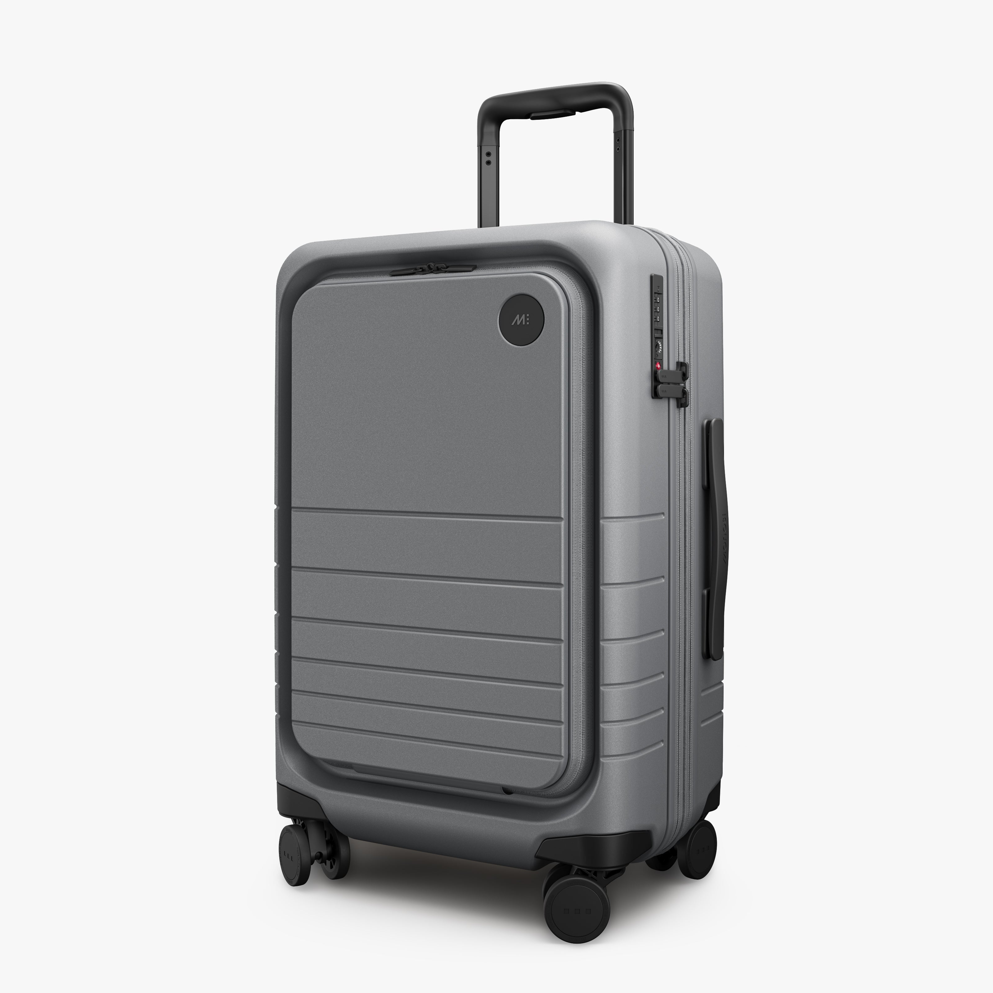Best Expandable Carry-On with Front Pocket | Cabin Size Monos Luggage ...