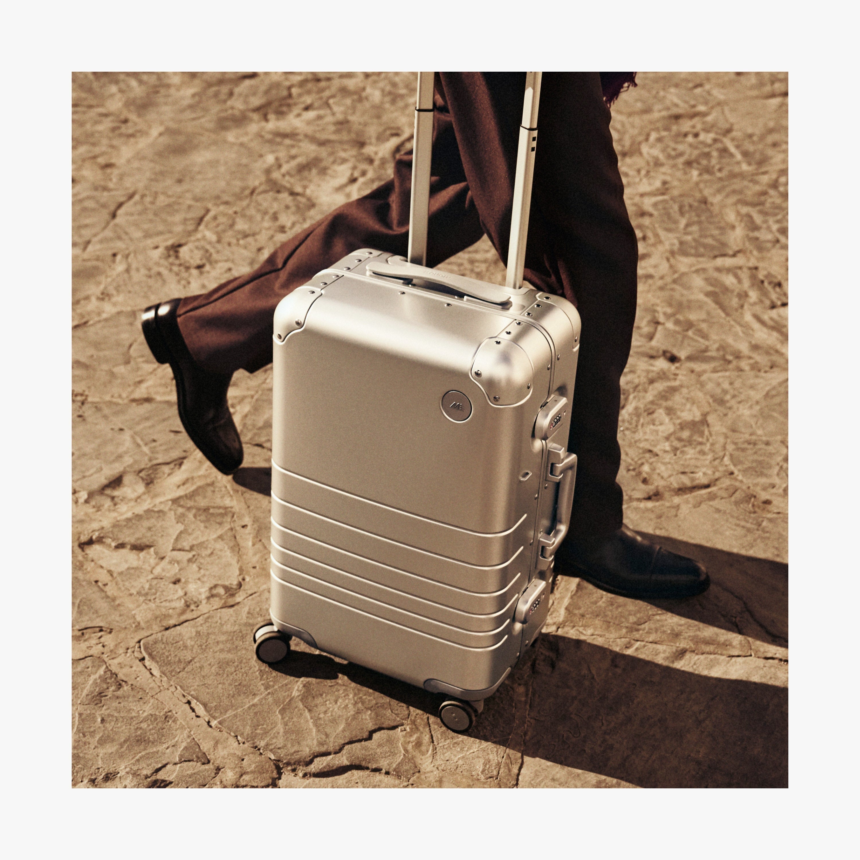Aluminum Trunk Check-In | Monos Luggage and Suitcases – Monos Canada