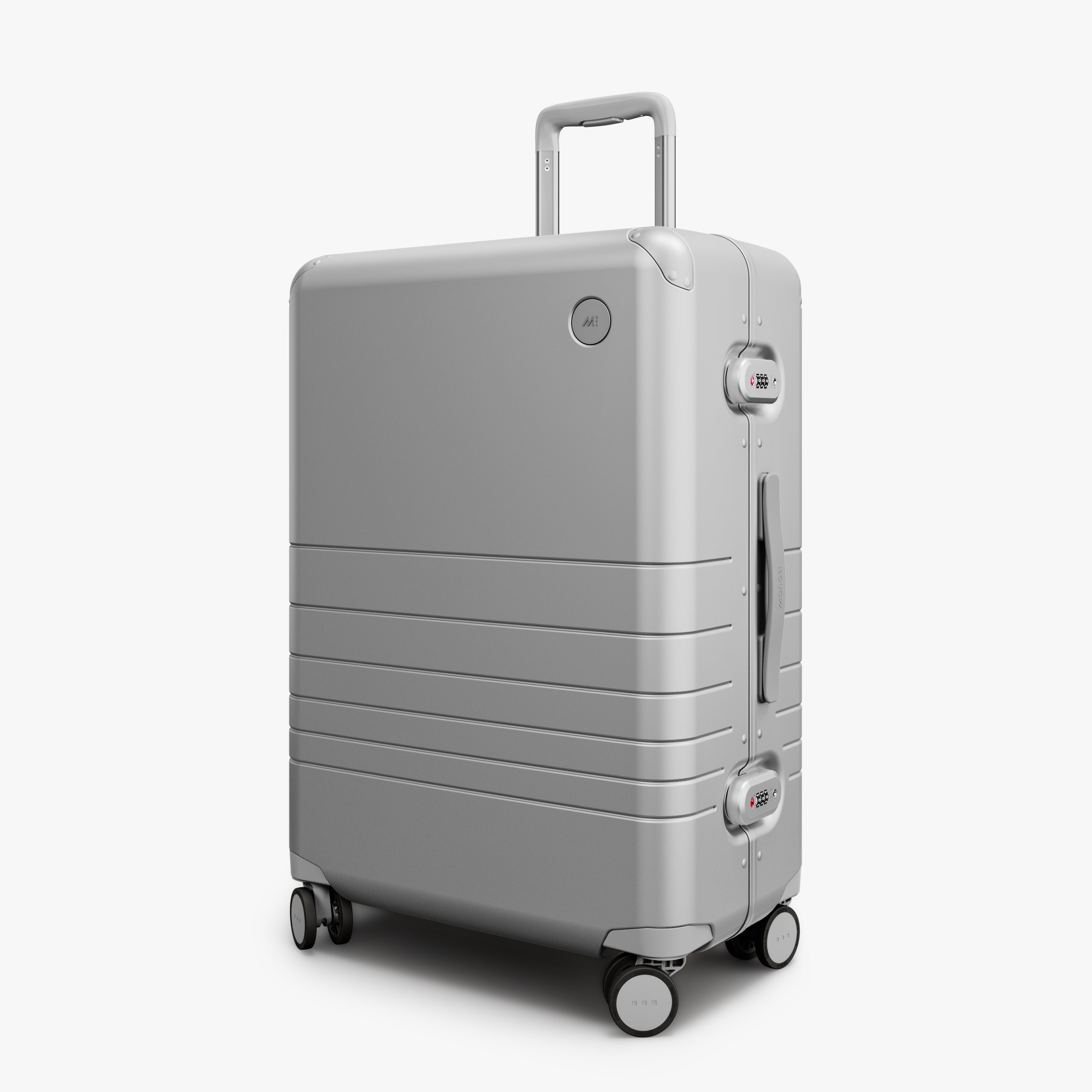 Hybrid Check-In Medium Luggage | Aluminum Suitcases – Monos