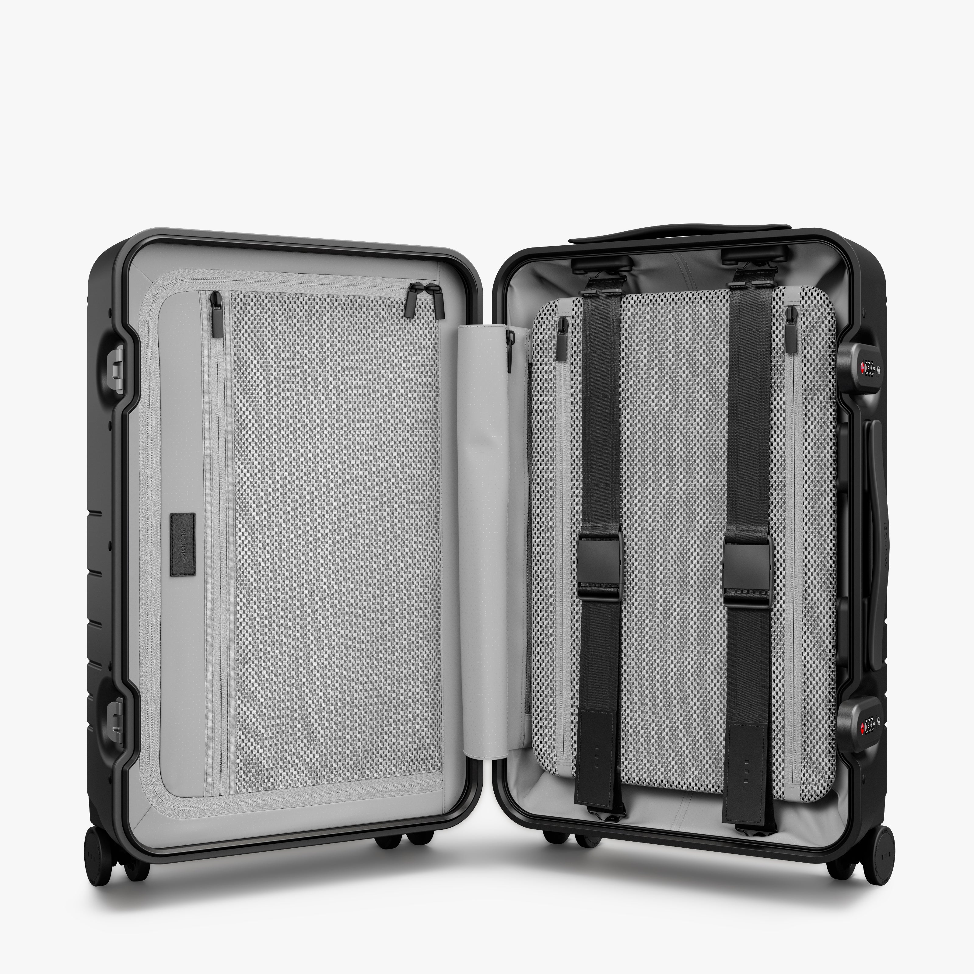 Hybrid Carry-On Luggage | Cabin Size Aluminum Suitcases, Monos Canada