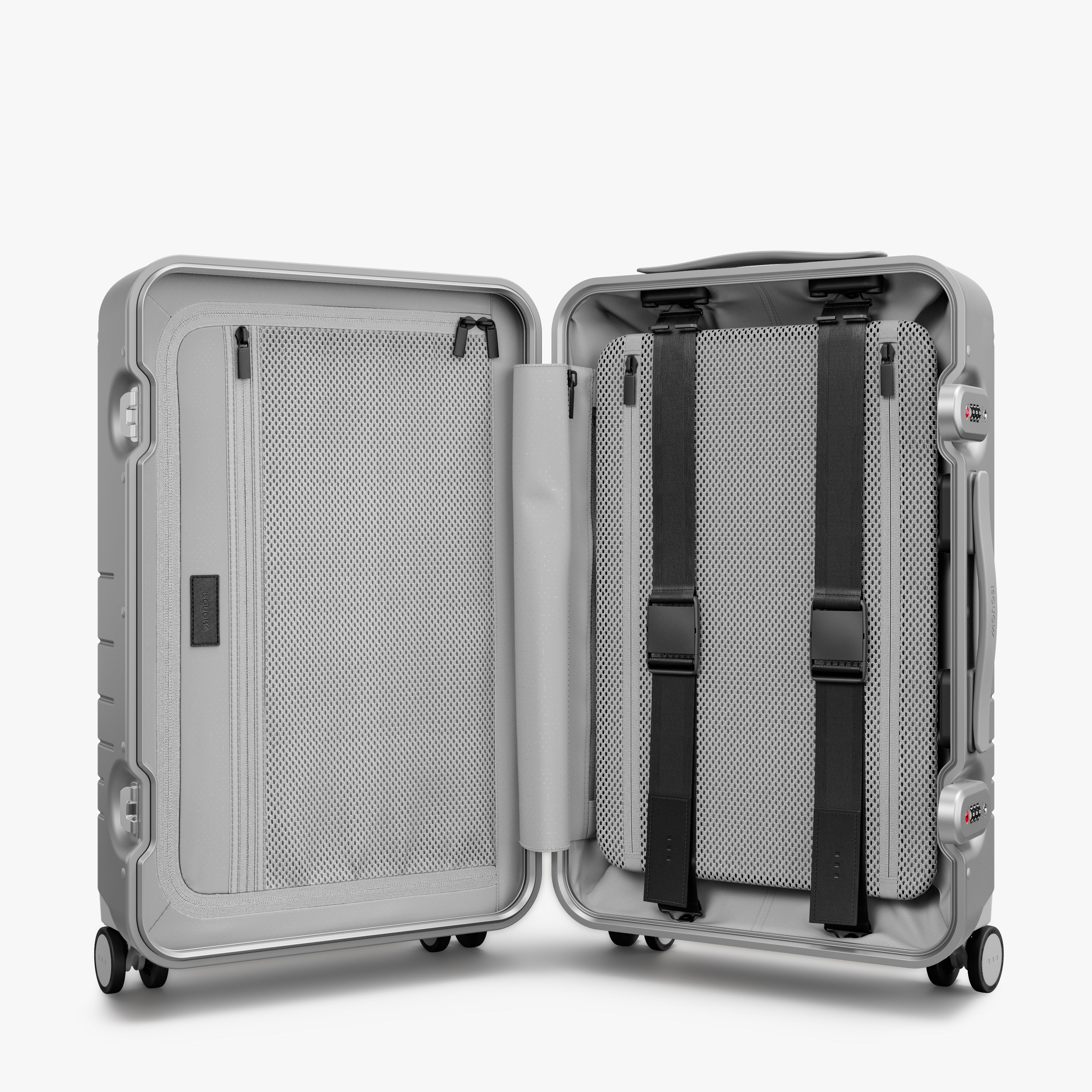 Hybrid Carry-On Luggage | Cabin Size Aluminum Suitcases, Monos Canada