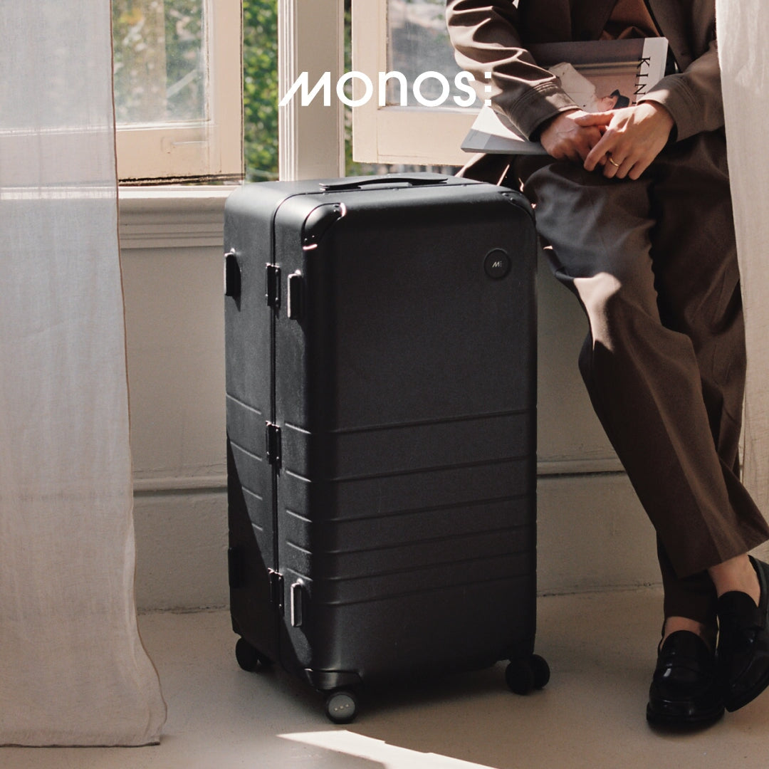 Hybrid Trunk Check-In Luggage | Aluminum Suitcases – Monos