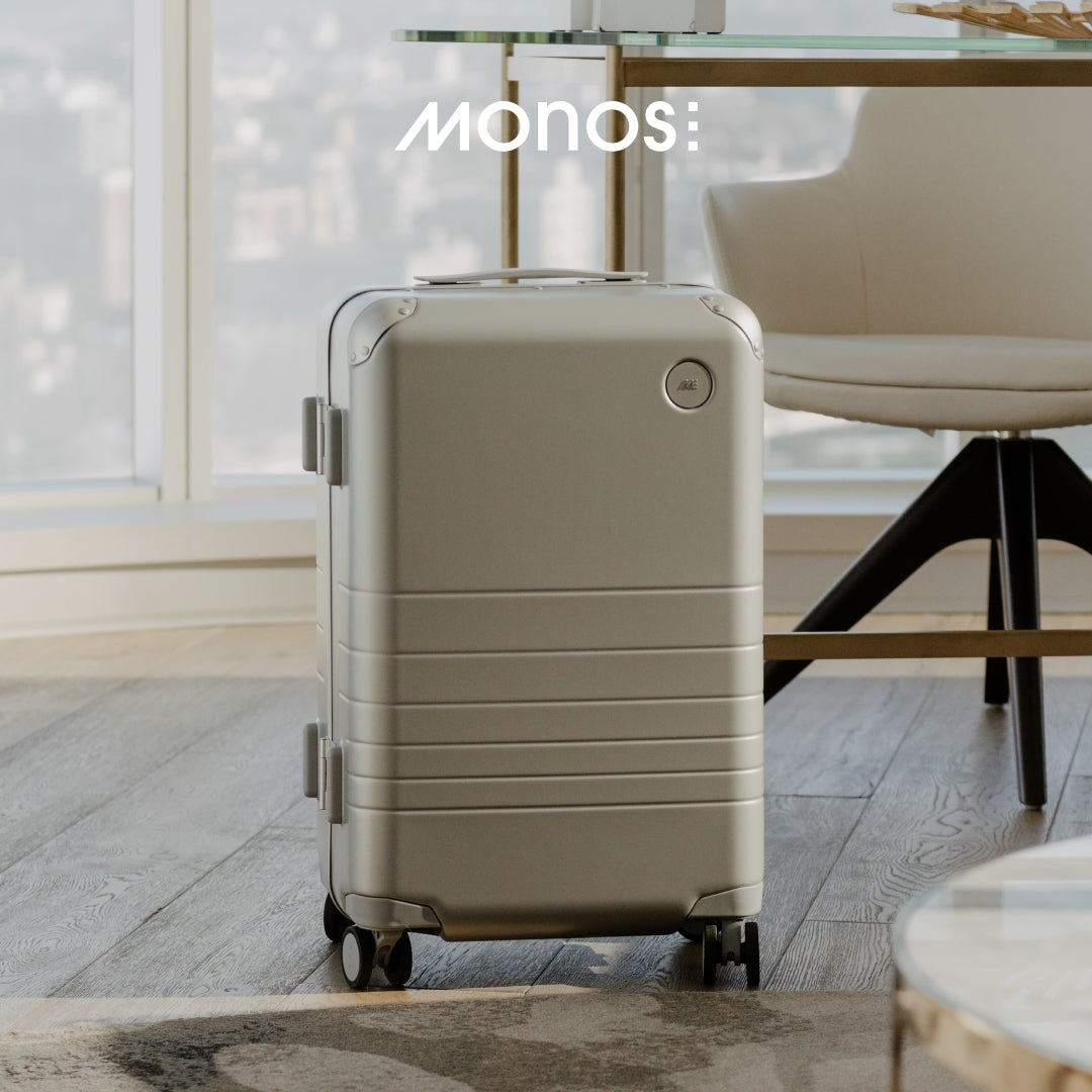 Hybrid Carry-On Luggage | Cabin Size Aluminum Suitcases, Monos Canada